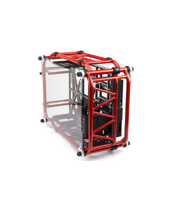 IN WIN - D Frame Open Air Chassis Red (no ali) - Syspack.com